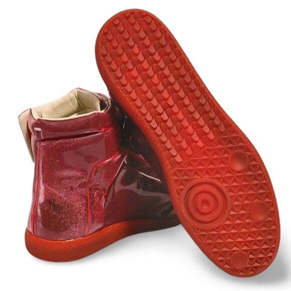 Maison Martin Margiela | Shoes | Maison Margiela Future Red High Top ...